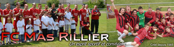 Site officiel du Football Club du Mas Rillier FCMR